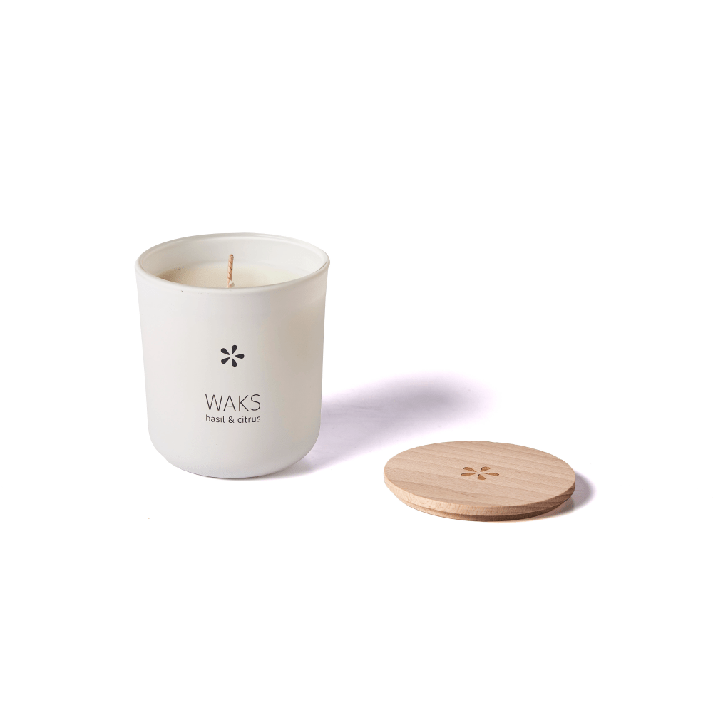 Original Refillable Candle Collection Basil and Citrus Candle